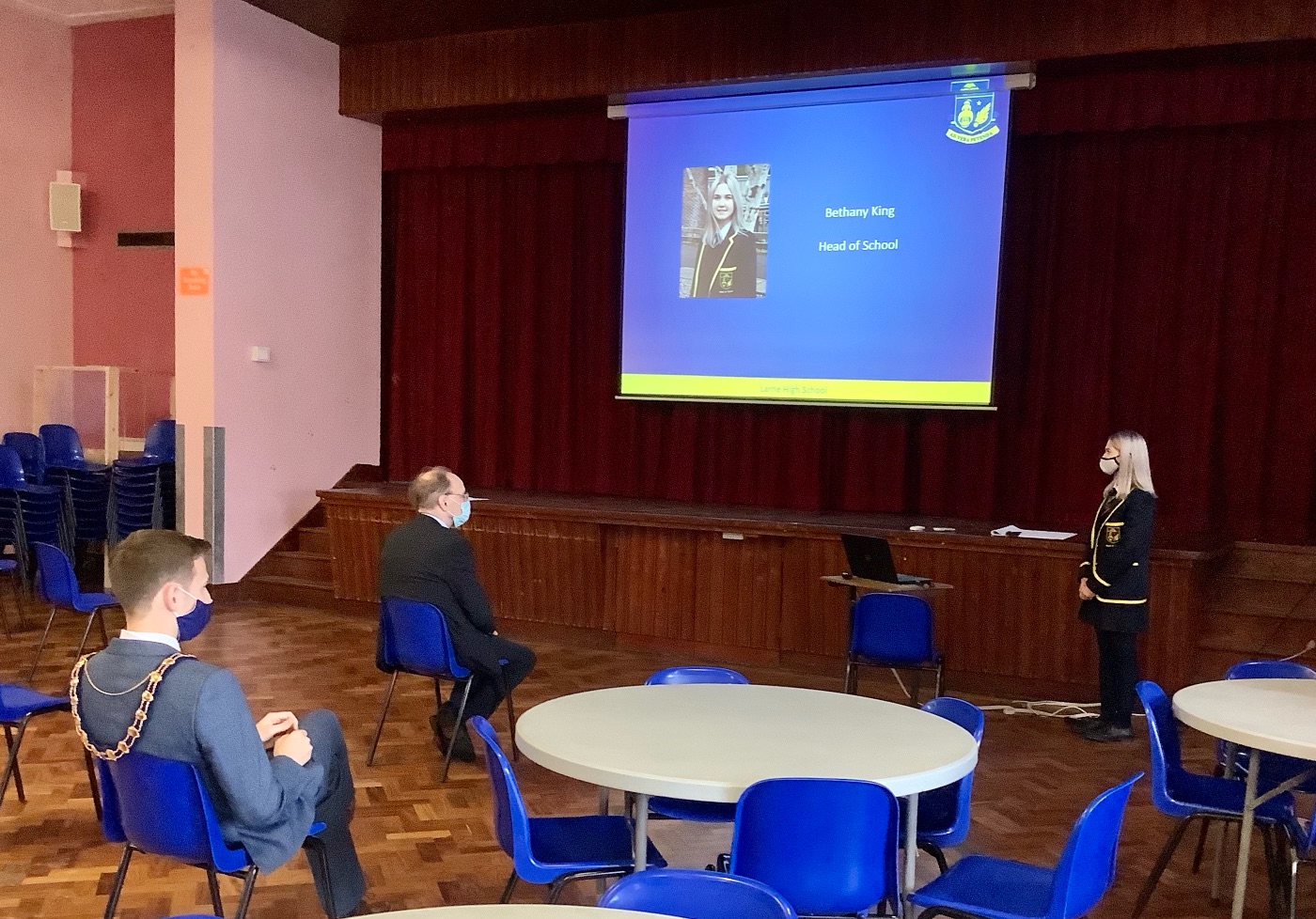 Larne High School shares successes with Minister | Controlled Schools ...